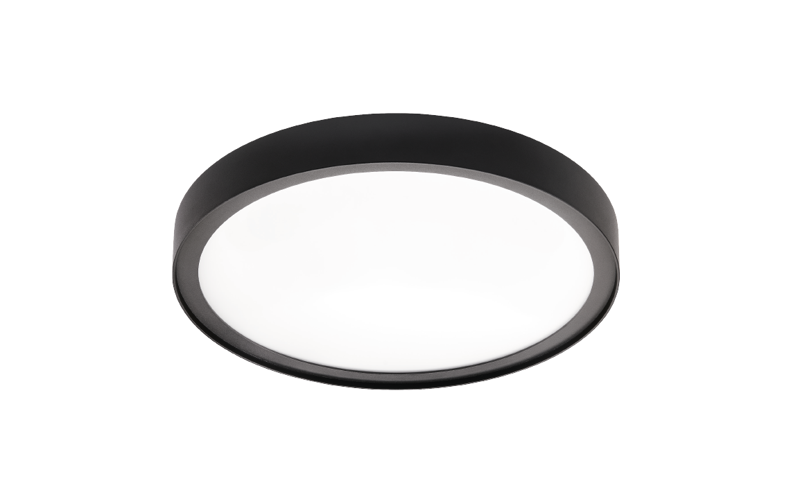 Disc 360 Sort 2430lm 3000K Ra>80 Faseavsnitt - SG Armaturen