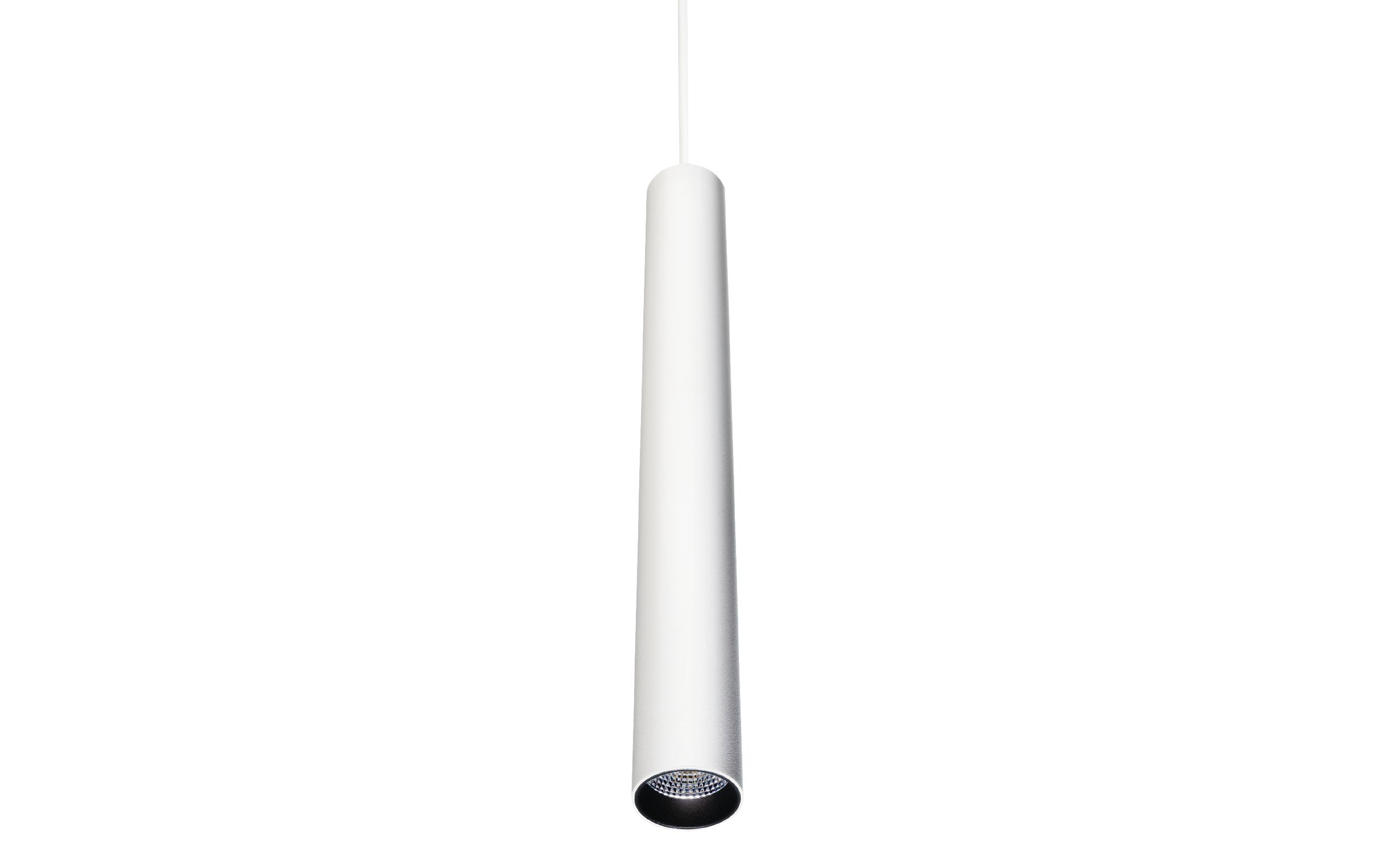 Zip Tube Micro Pendel 1-Fas 340mm Vit 370lm 3000K Ra 98 Bakkantsdimmer ...